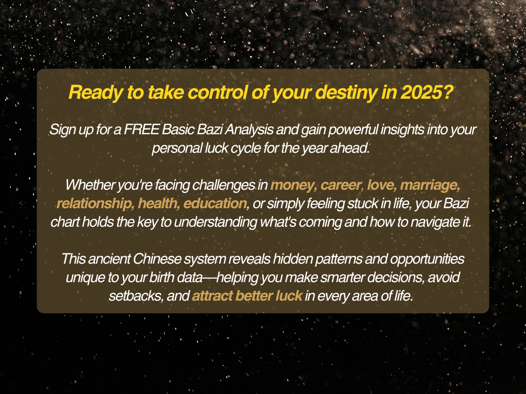 Free Basic Bazi Reading – Auspice Gems